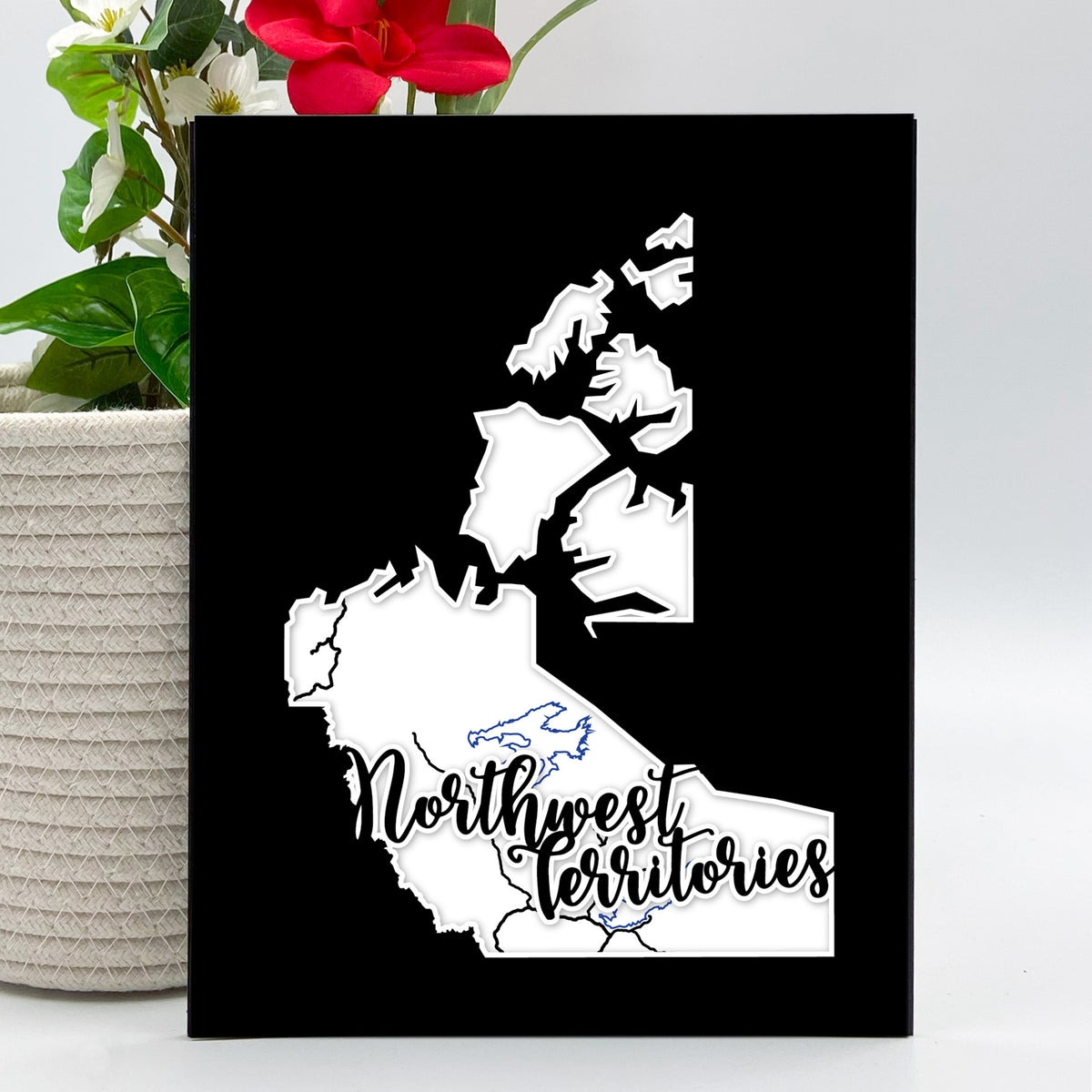 Northwest Territories Map Print - Red Door Maps