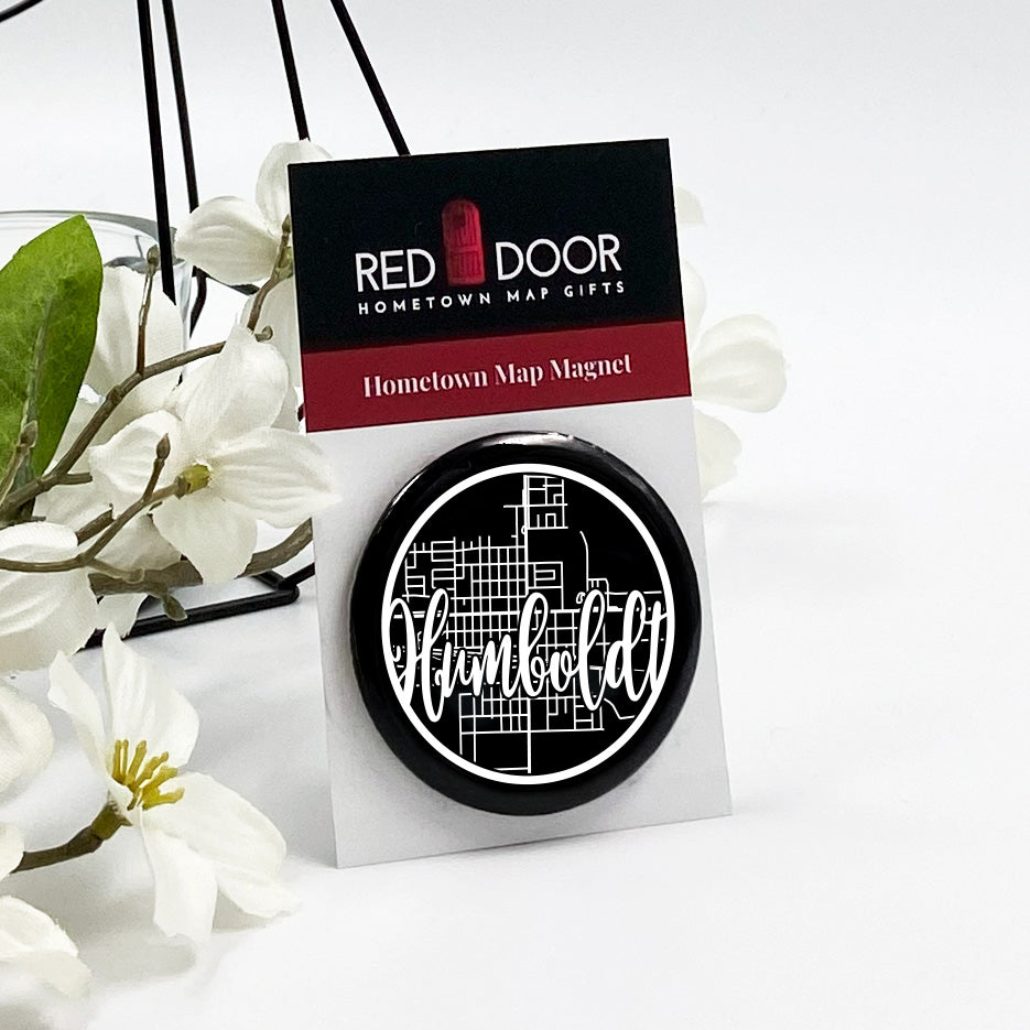 Hometown Map Magnets for Realtors - Homebuyer Gifts | Red Door Maps