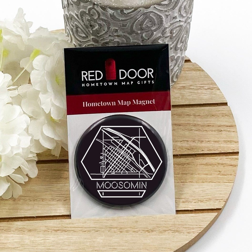Moosomin Hometown Map Magnets – Red Door Maps