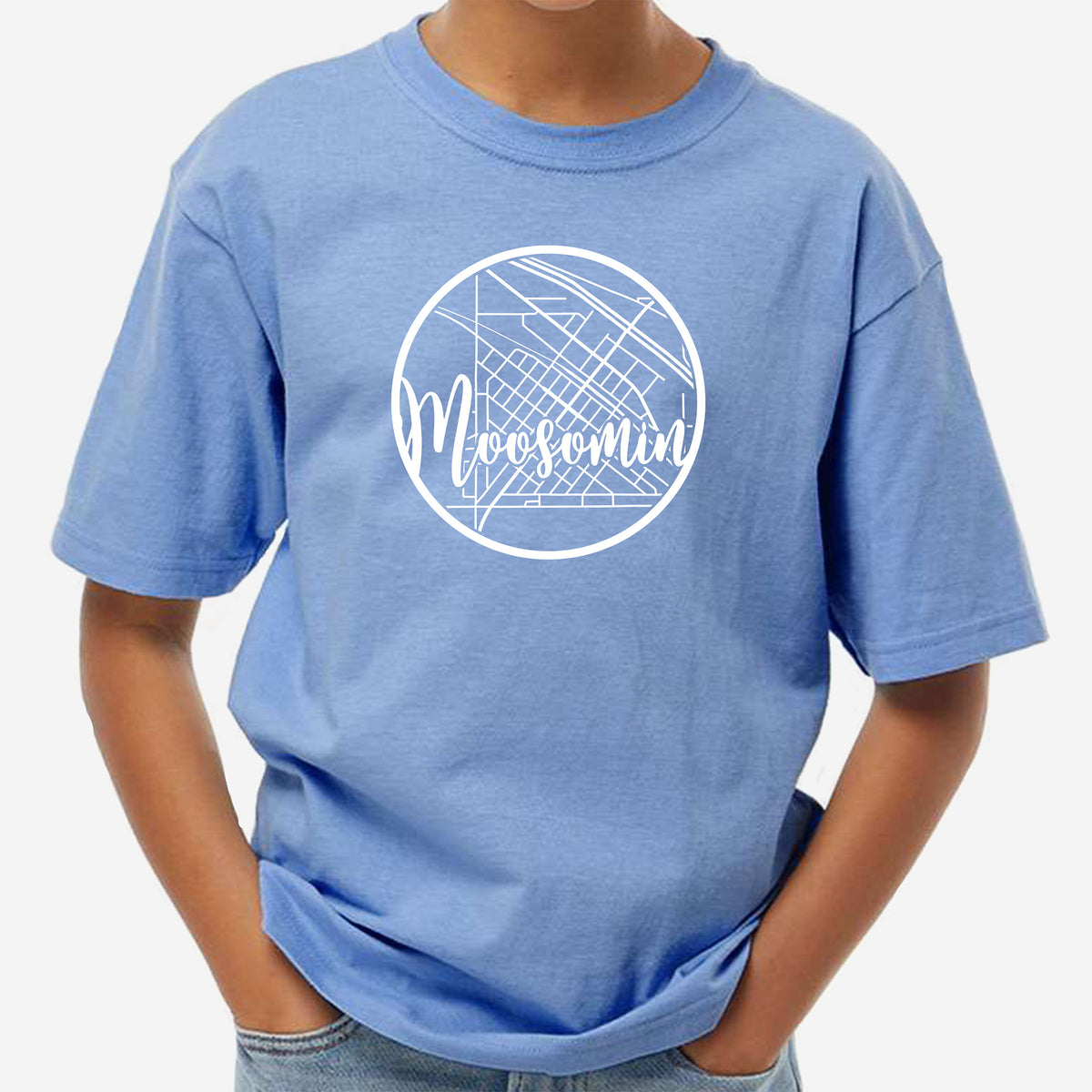 Moosomin Hometown Map Shirt [Youth] – Red Door Maps