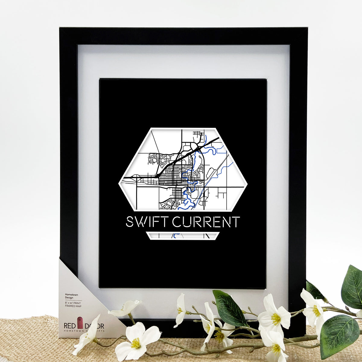 Custom Hometown Map Prints for Realtors | Red Door Maps