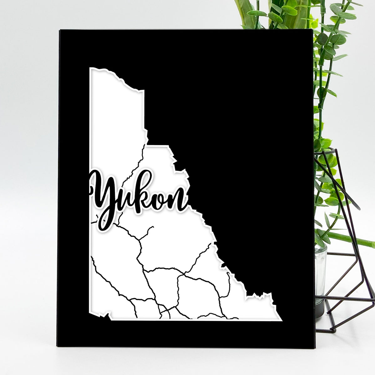Yukon Territory Map Print - Red Door Maps