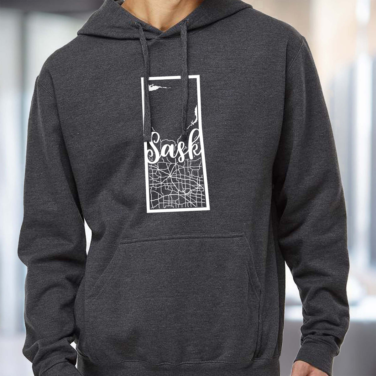 Sask Map Hoodie [Adult] – Red Door Maps